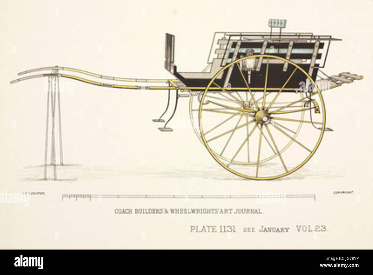 Spring cart c 1903 Stock Photo - Alamy