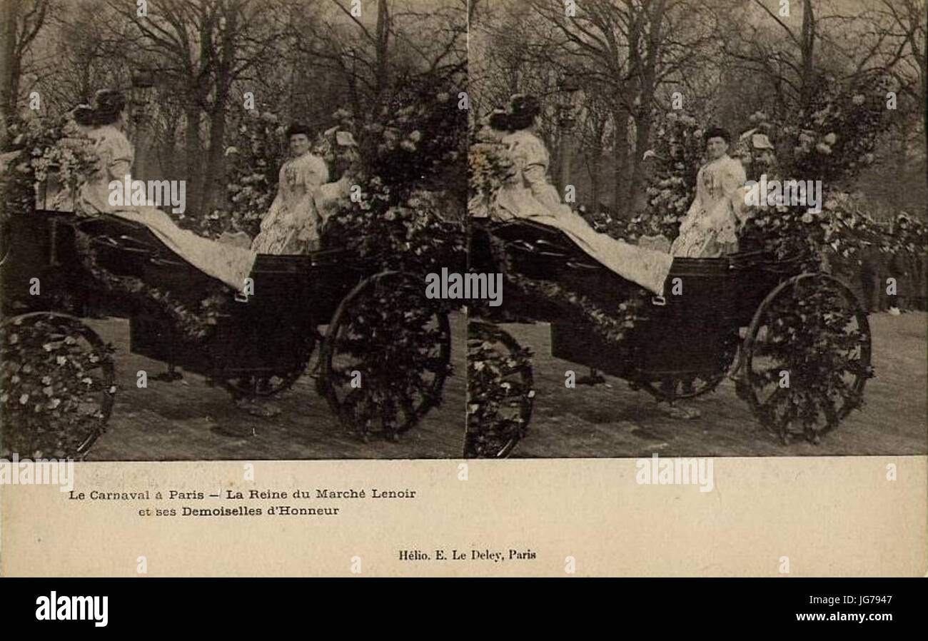 Stéréo - Reine du Marché Lenoir 1907 Stock Photo - Alamy