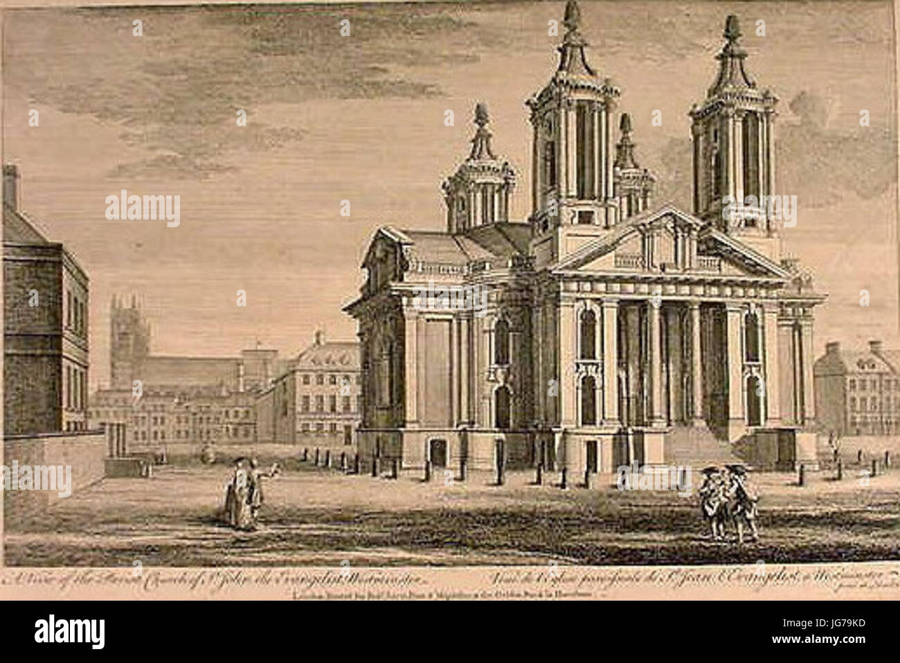 St John s Smith Square London - 18th century Stock Photo - Alamy