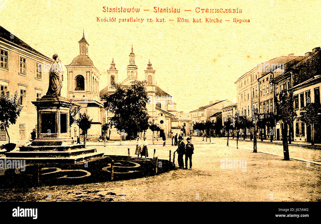 Stanislawów katedra katolicka Stock Photo - Alamy