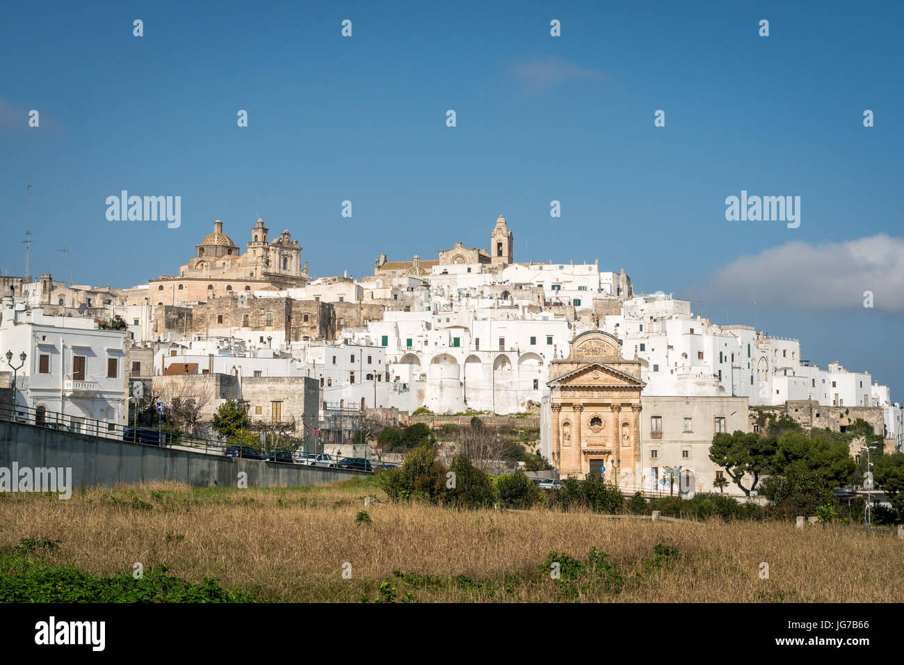 White city of Ostuni panorama, Puglia, Italy Stock Photo - Alamy