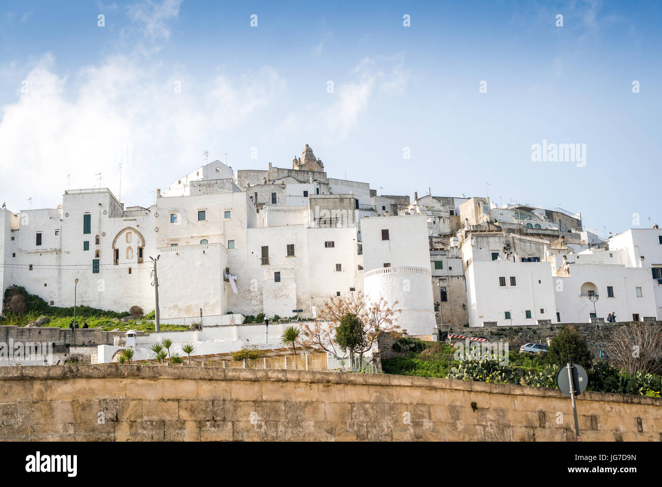 White city of Ostuni panorama, Puglia, Italy Stock Photo - Alamy