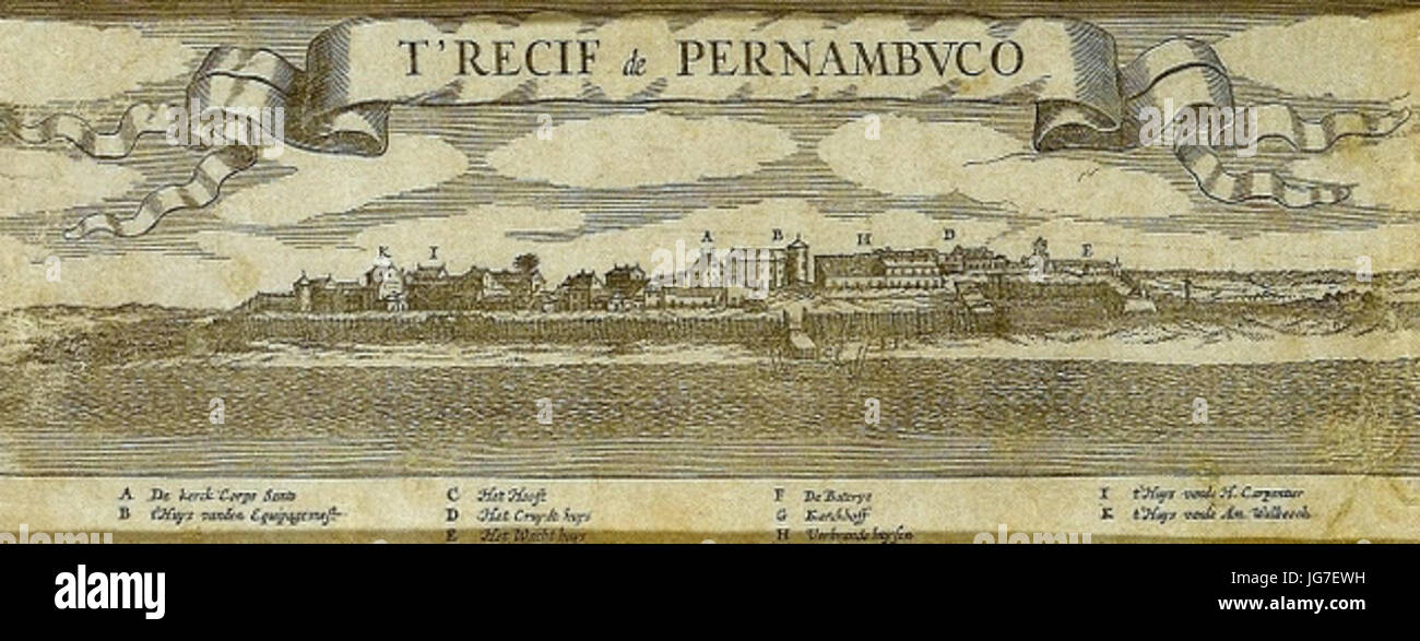 Brazil colonial pernambuco map hi-res stock photography and images - Alamy