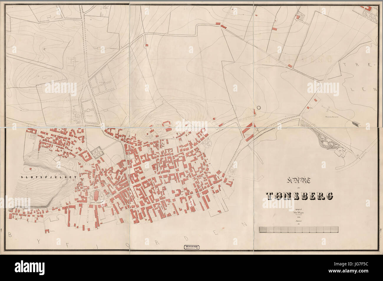 Map of tonsberg hi-res stock photography and images - Alamy
