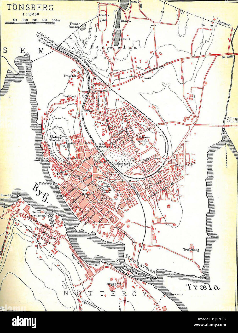 Map Of Tonsberg High Resolution Stock Photography and Images - Alamy