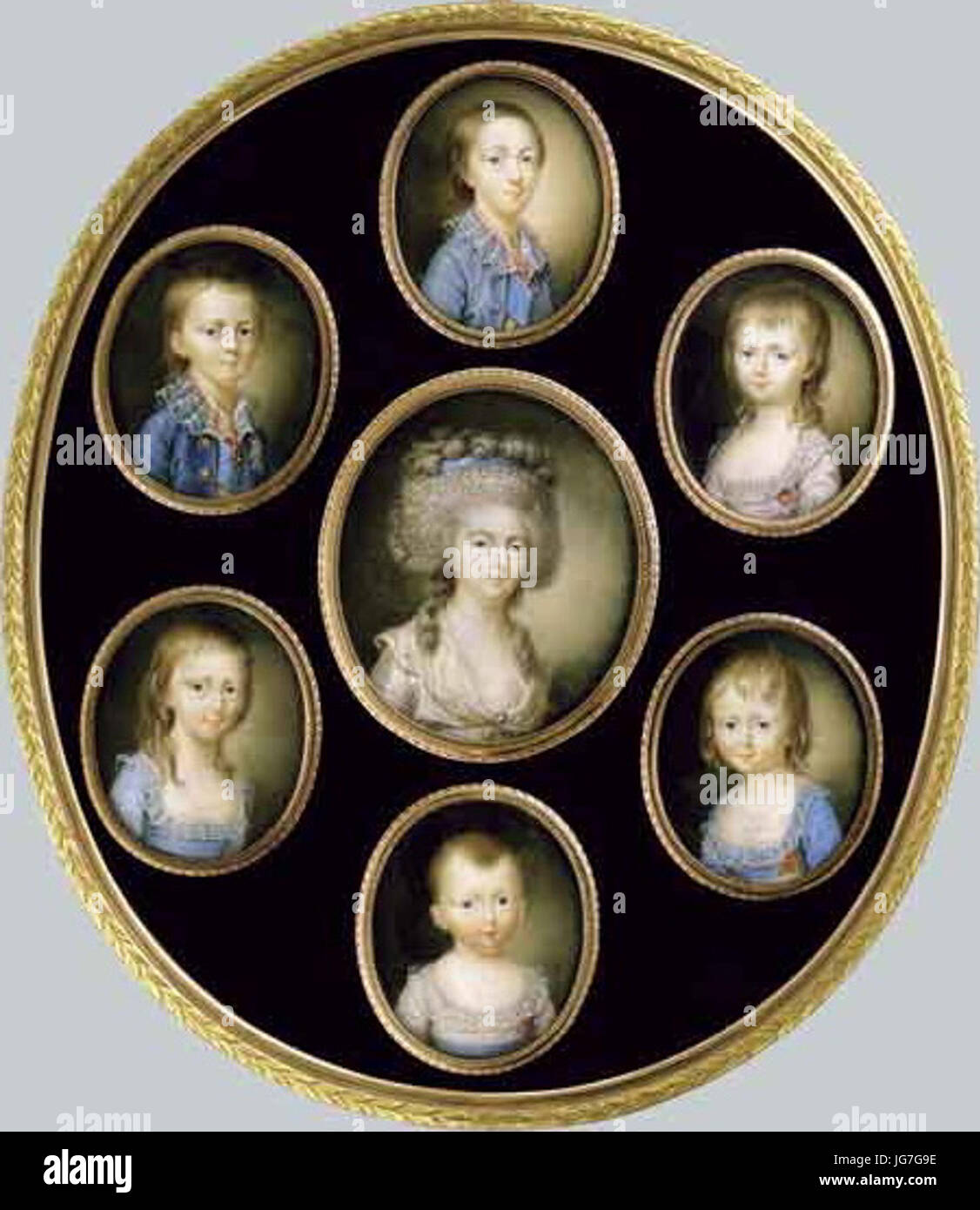 Maria Feodorovna and children by H.Viollier 281788 SEPHEROT29 Stock ...
