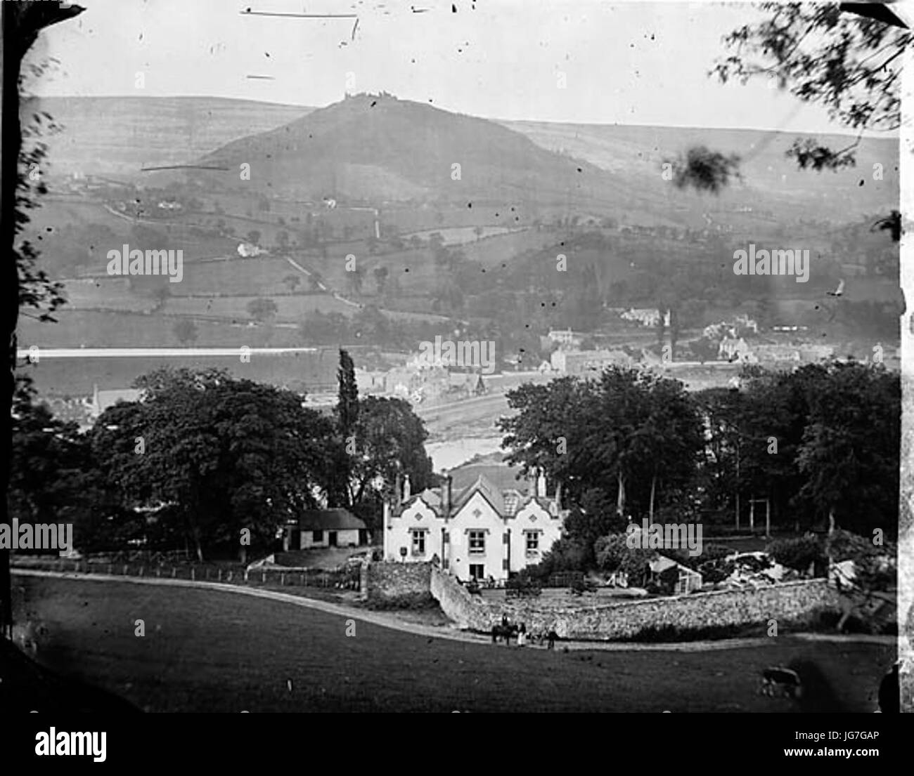 Historic domestic structure Black and White Stock Photos & Images - Alamy