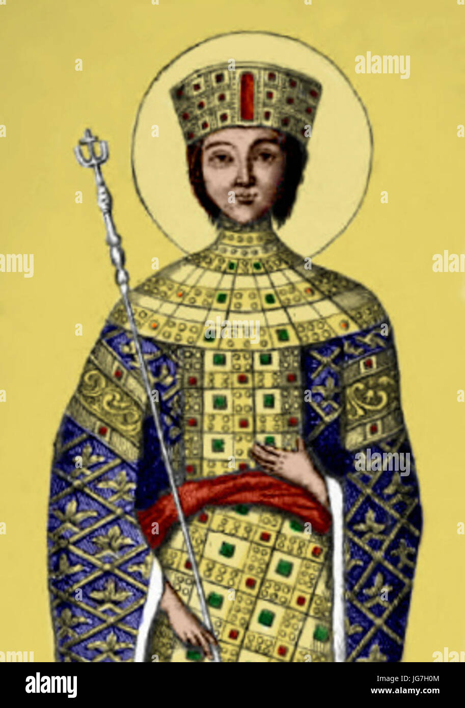 Maria of Alania 28crop29 Stock Photo - Alamy