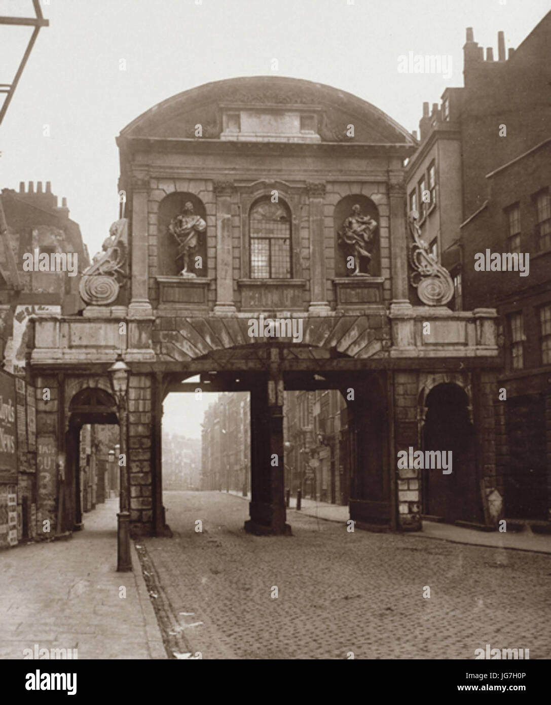Temple Bar London 1878 Stock Photo - Alamy