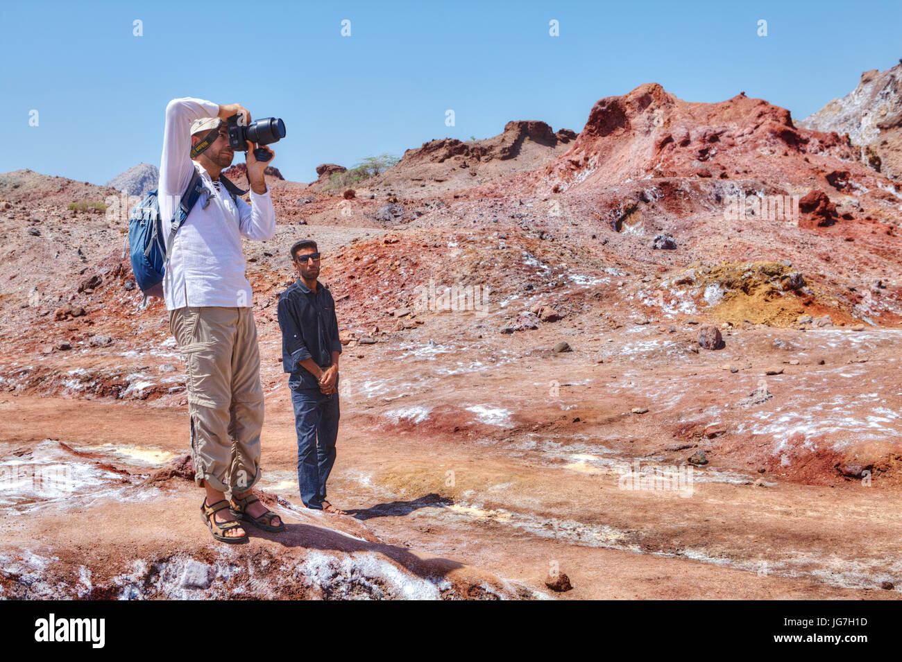 Hormuz Island, Hormozgan Province, Iran - 17 april, 2017: Iranian ...