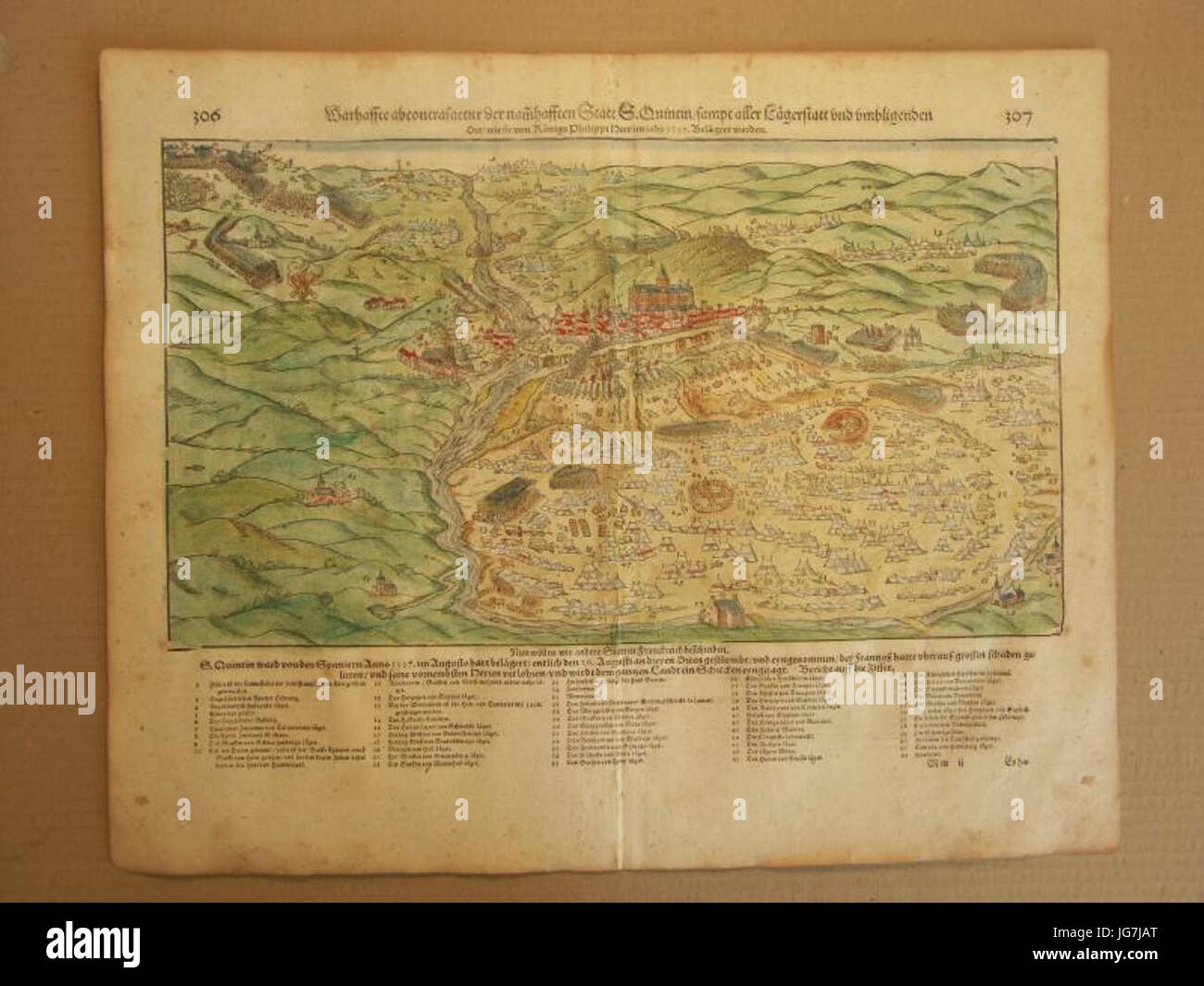 The battle of St. Quintin Picardy 28160029 Stock Photo - Alamy