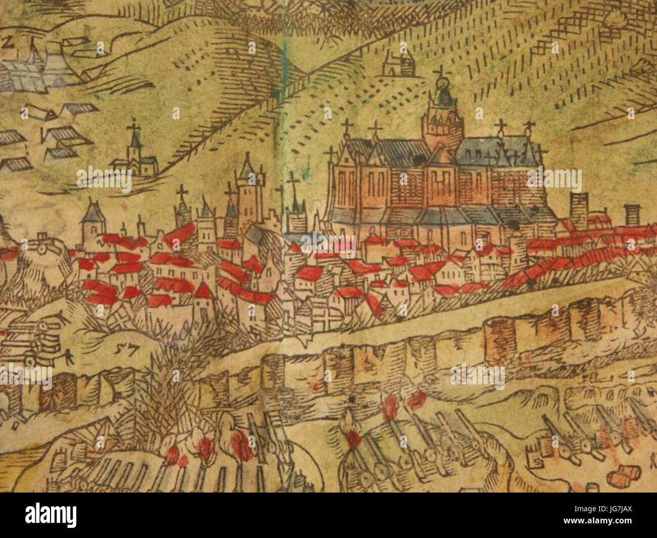 The battle of St. Quintin Picardy centre 28160029 Stock Photo - Alamy