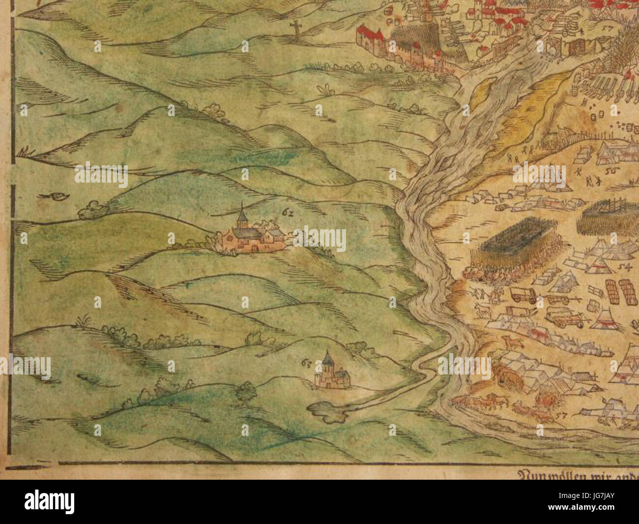 The battle of St. Quintin Picardy Lower left 28160029 Stock Photo - Alamy