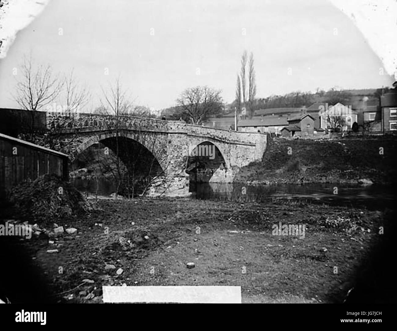 The bridge Llansantffraid-ym-Mechain NLW3361762 Stock Photo - Alamy