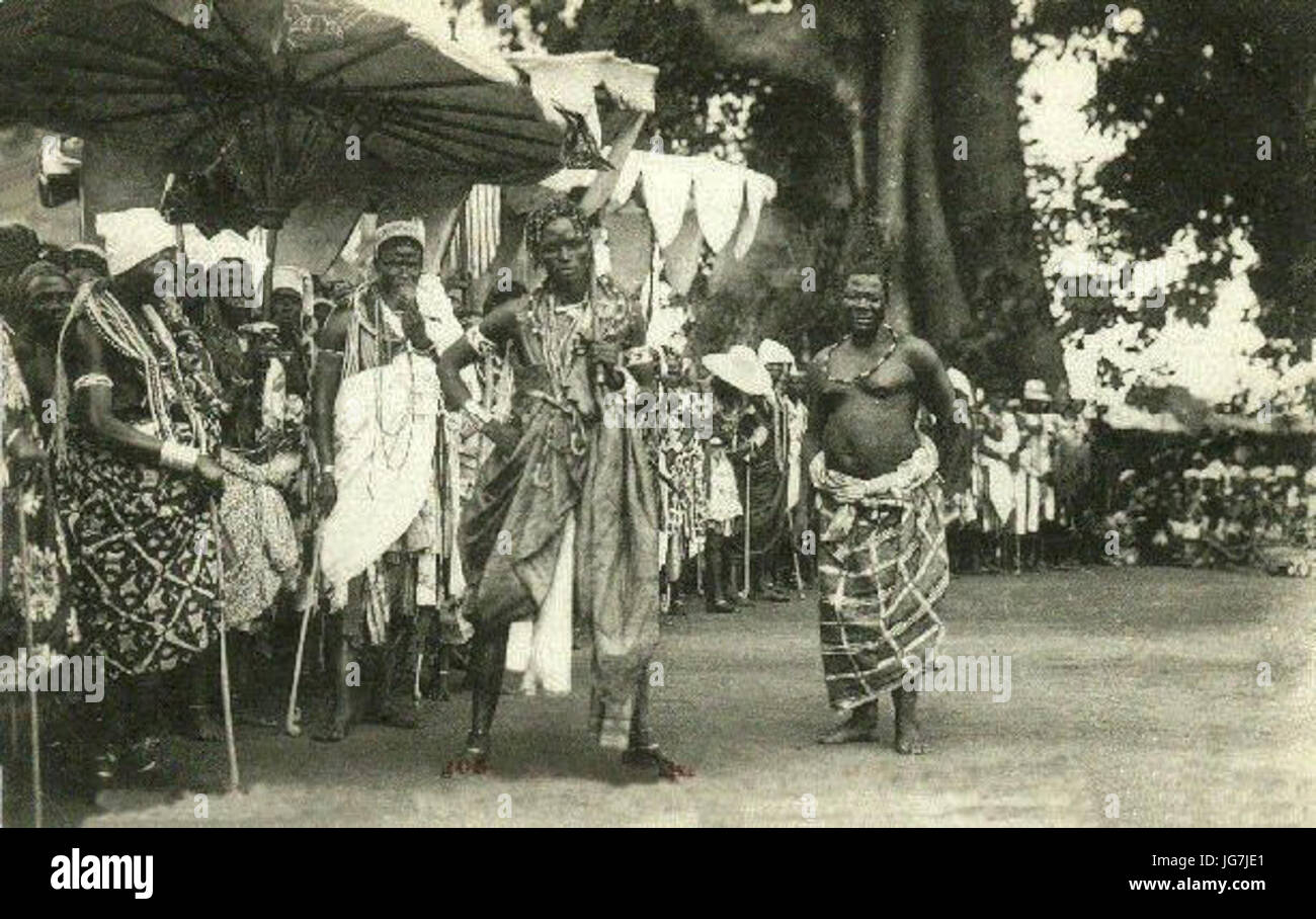 The célébration at Abomey28190829. - Dance of the Fon chiefs Stock ...
