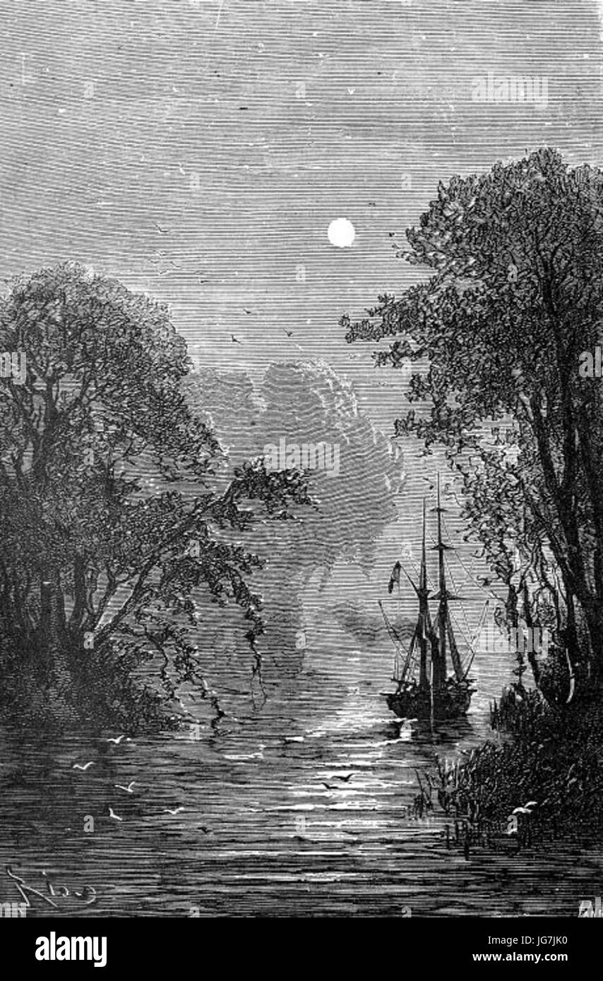 'The Children of Captain Grant' by Édouard Riou 025 Stock Photo - Alamy