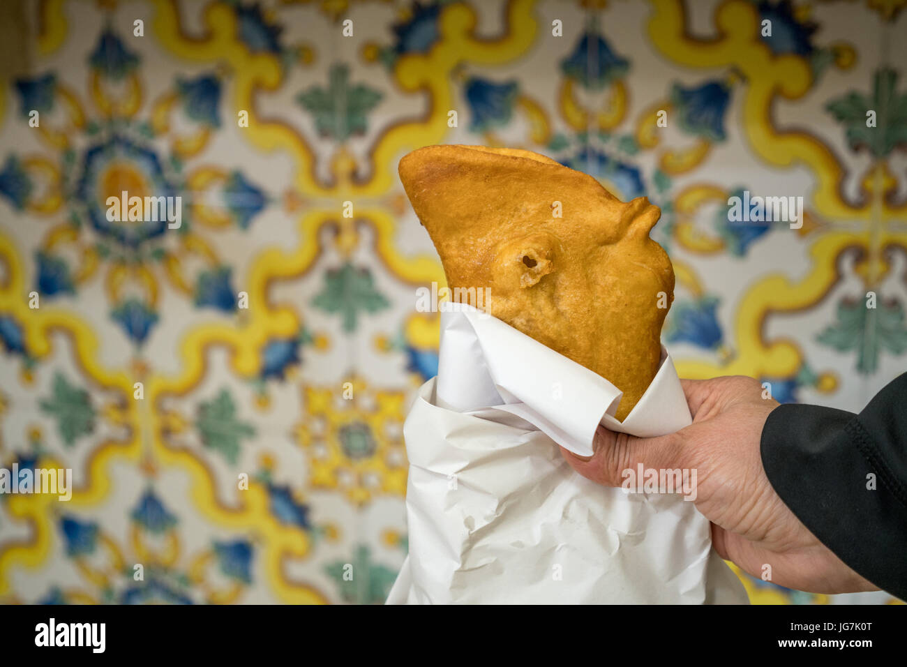 Traditional Fritta food from Brindisi, Italy, Europe Stock Photo - Alamy