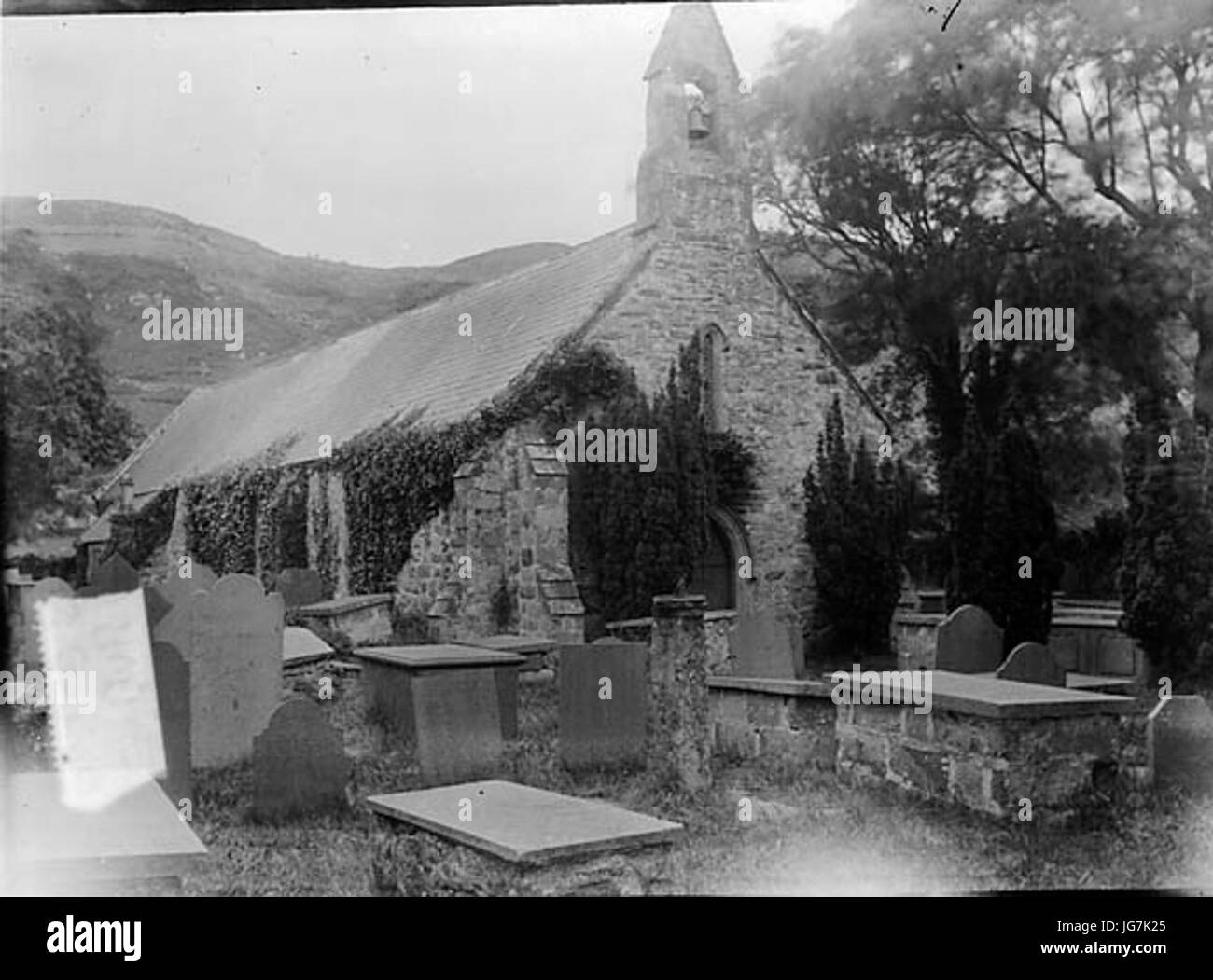 The church Llanfair 28Meir29 NLW3364010 Stock Photo - Alamy