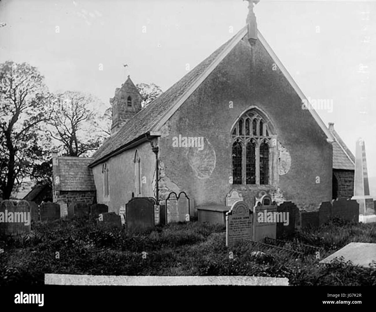 The church Llangadfan NLW336 45 Stock Photo - Alamy