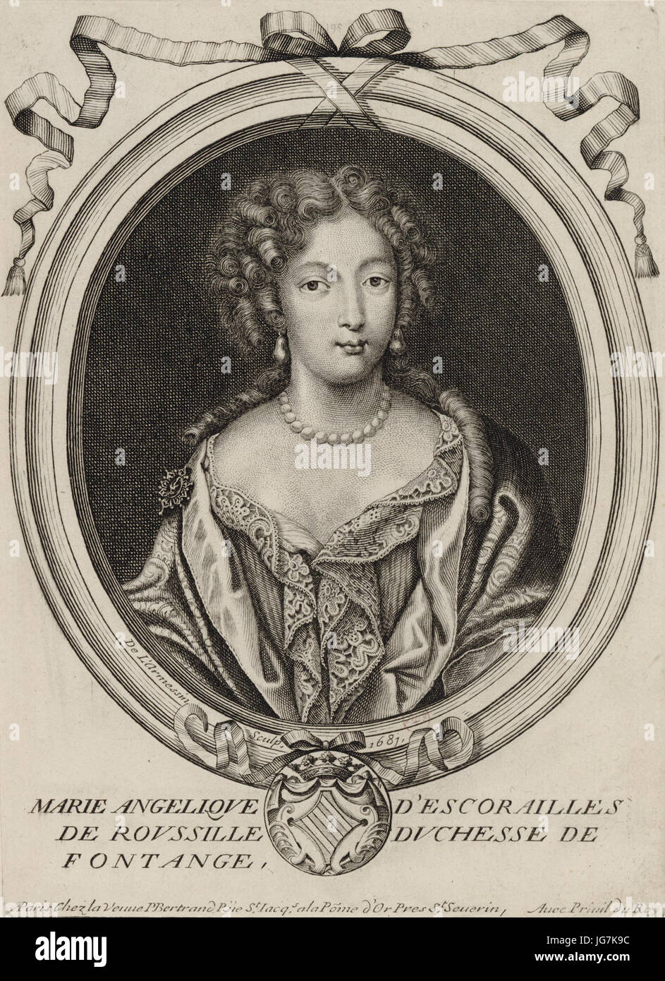 Marie Angélique de Fontanges Stock Photo - Alamy