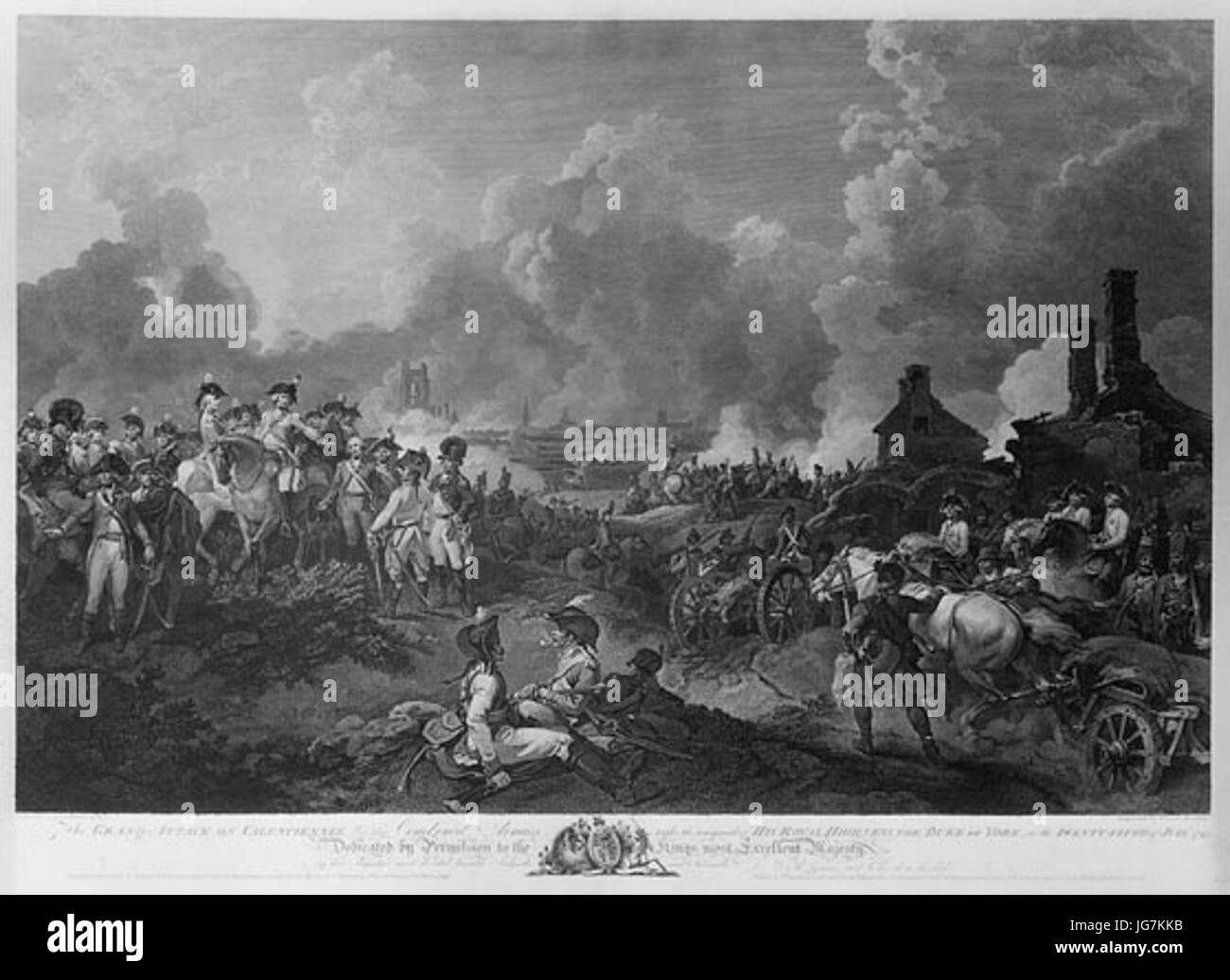 The Grand Attack on Valenciennes by the Combined Armies under the ...