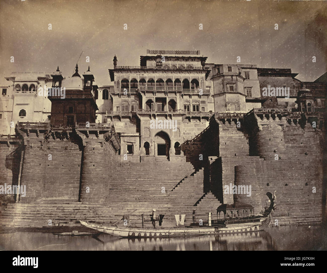 The Maharaja s Fort Front view -Benares Stock Photo - Alamy