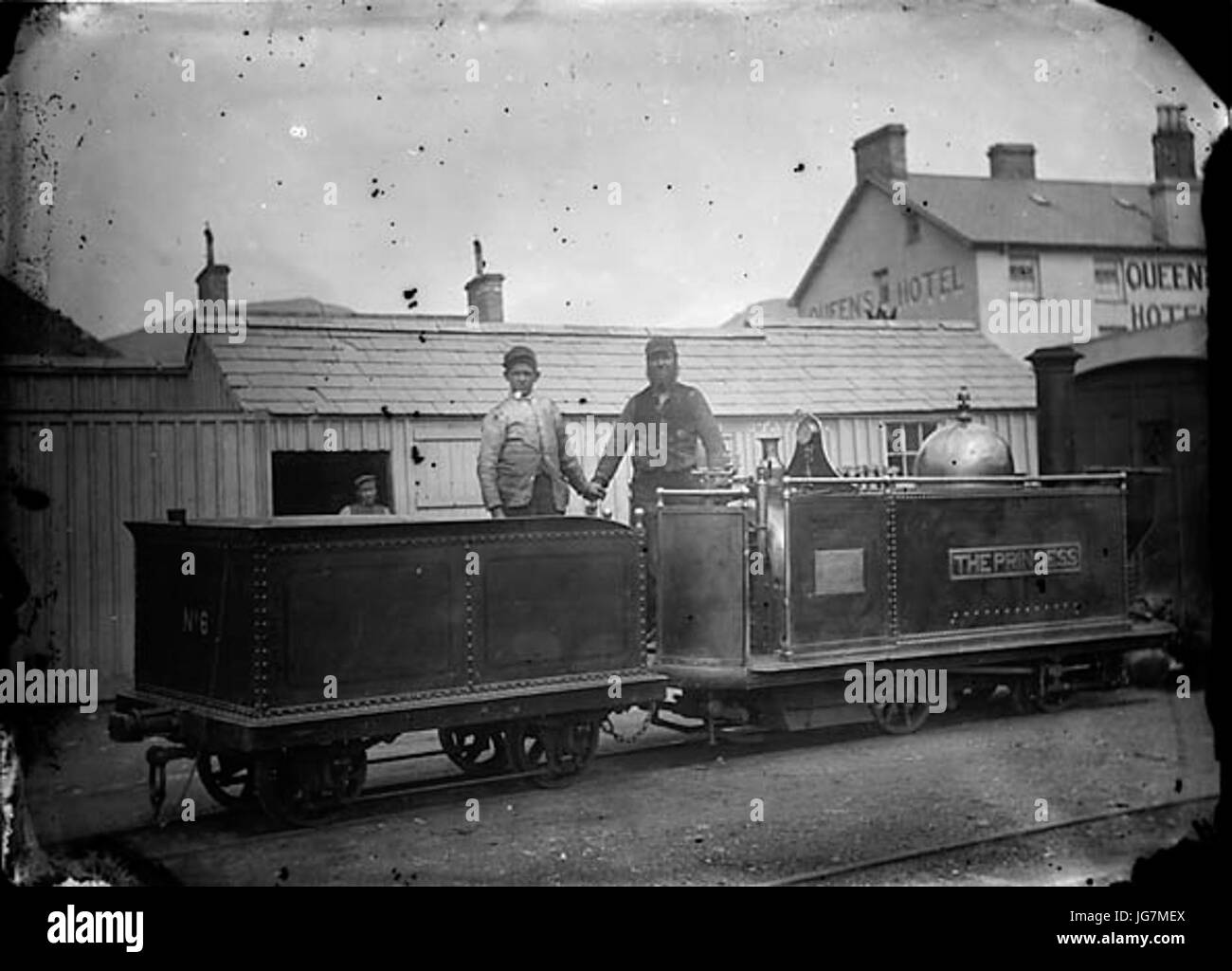 The Princess locomotive engine Ffestiniog railway NLW3363950 Stock ...