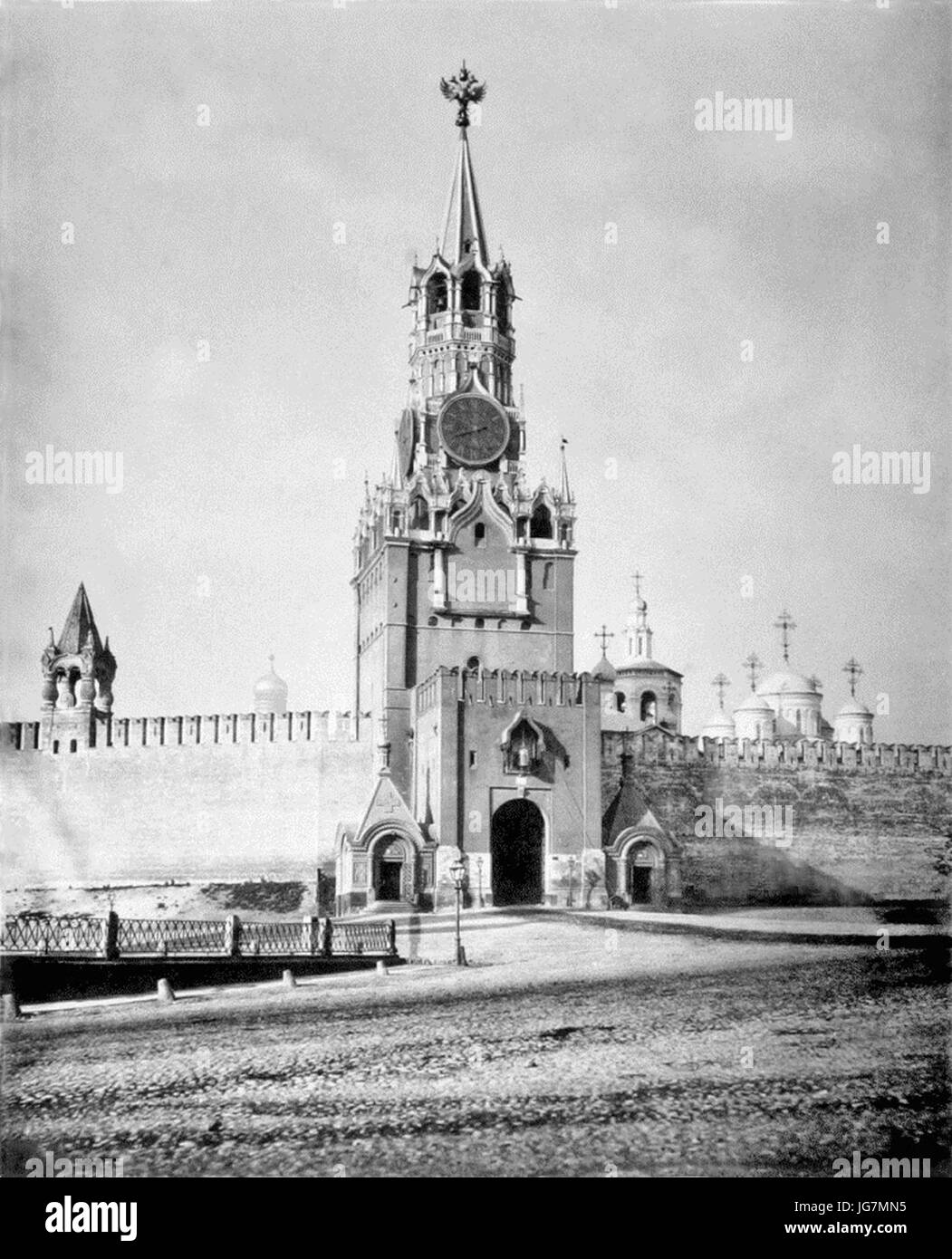 Vintage Photo Of Spasskaya Tower High Resolution Stock Photography and ...