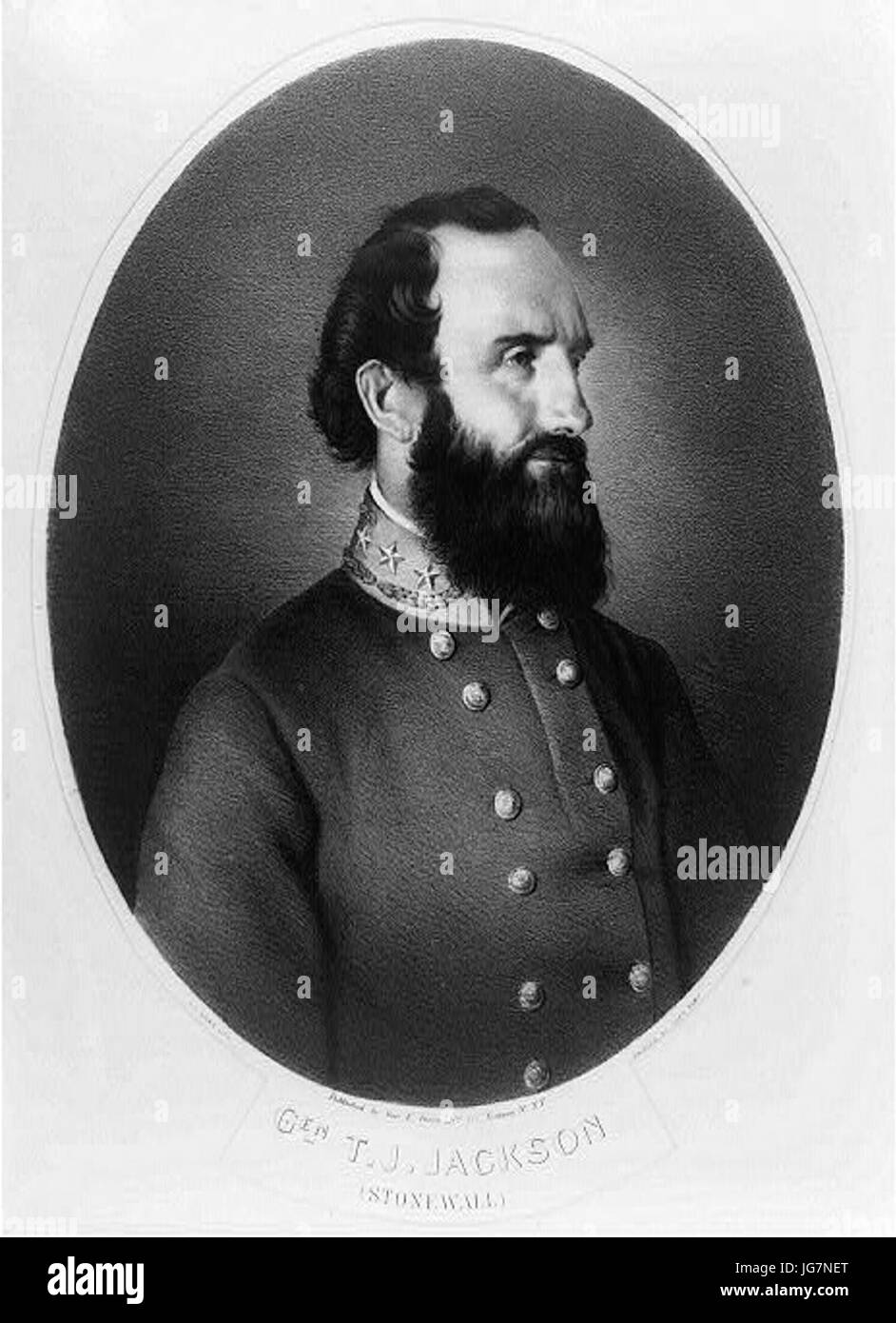Thomas 'Stonewall' Jackson was a Confederate general during the ...