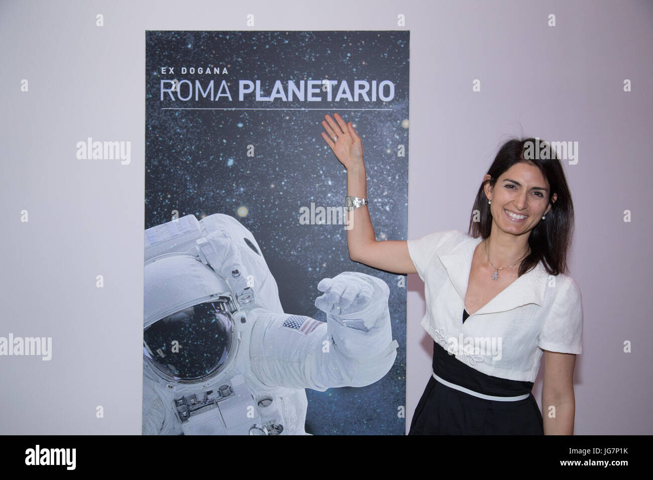 Rome, Italy. 03rd July, 2017. The mayor of Rome Virginia Raggi Credit ...