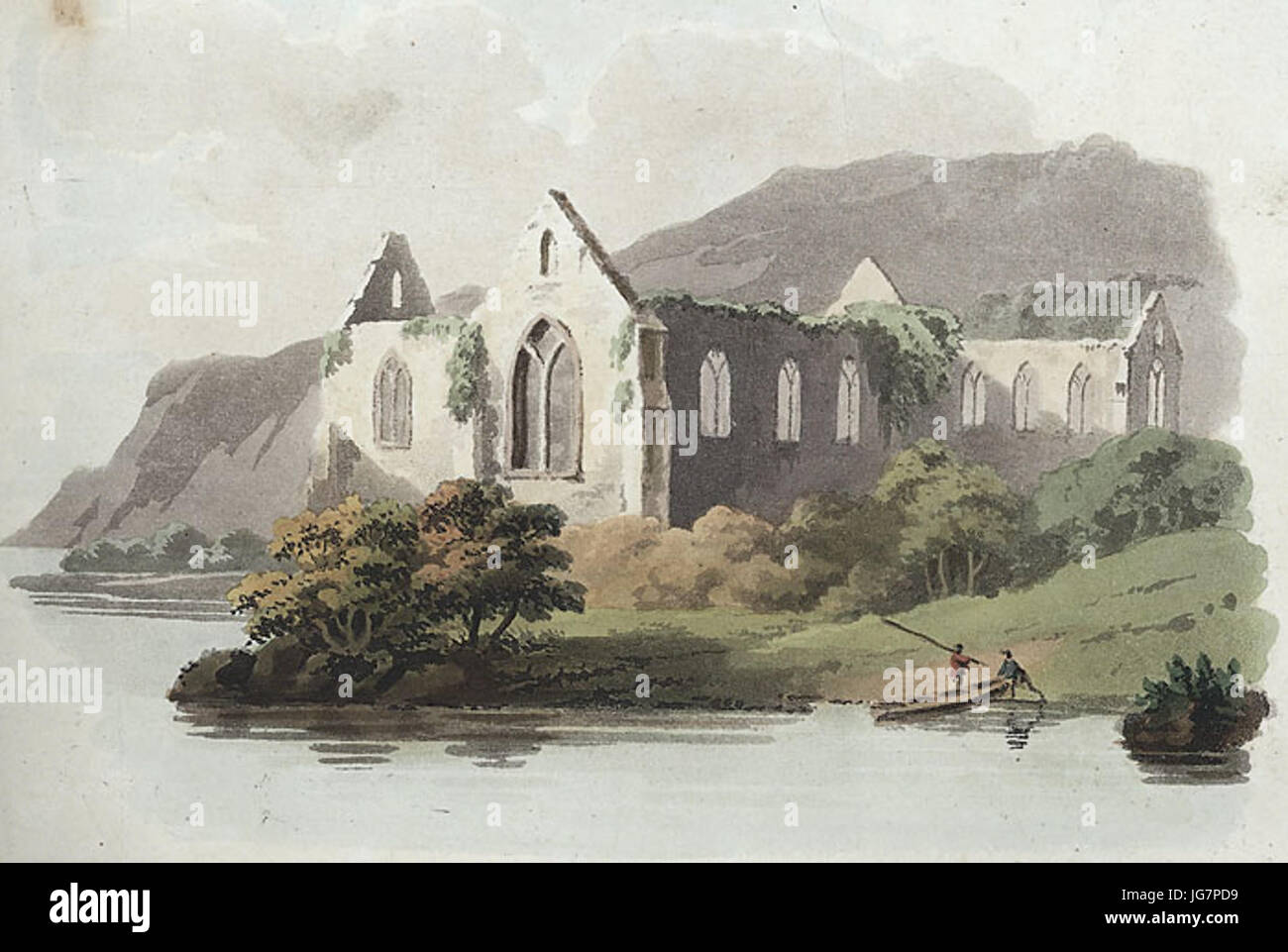 Tintern abbey painting hi-res stock photography and images - Alamy