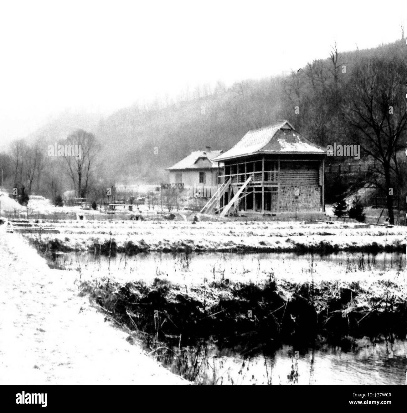 Trout breeding Black and White Stock Photos & Images - Alamy