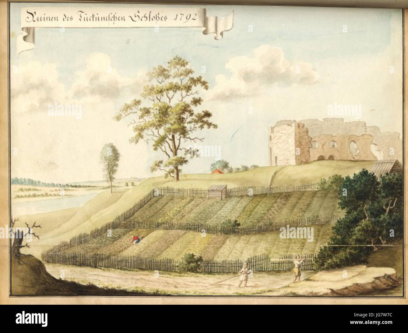 Tukuma pilsdrupas 28Johans Kristofs Broce3B 179 9 Stock Photo - Alamy