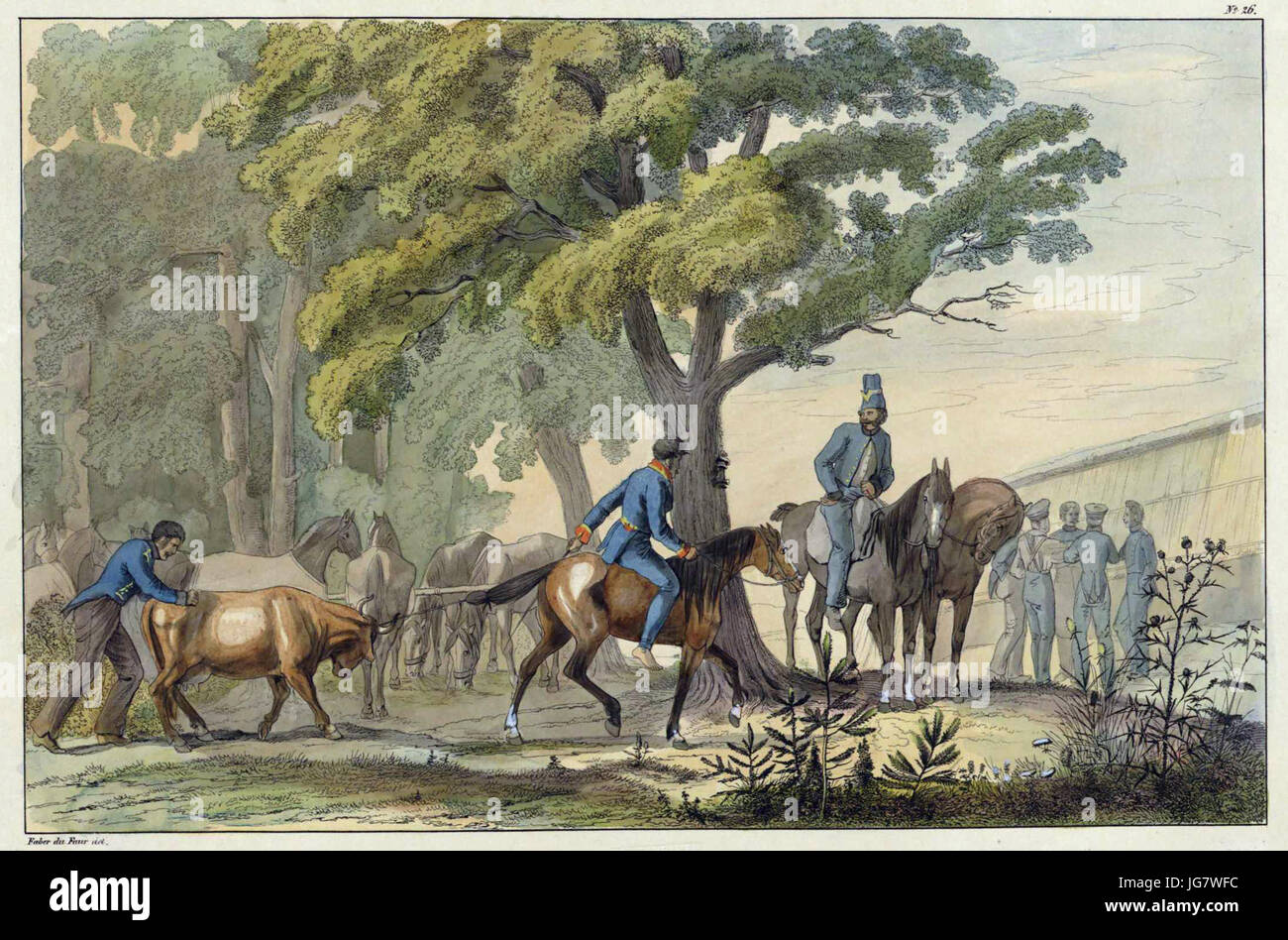 Lozna. D09BD191D0B7D0BDD0B0 (C. Faber du Faur, 9.08.1812 Stock Photo ...