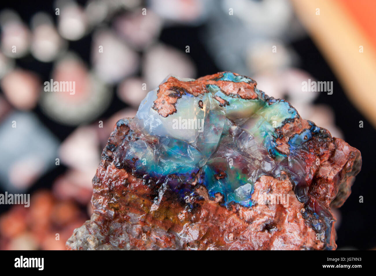 Opal stone in Mexico Stock Photo - Alamy