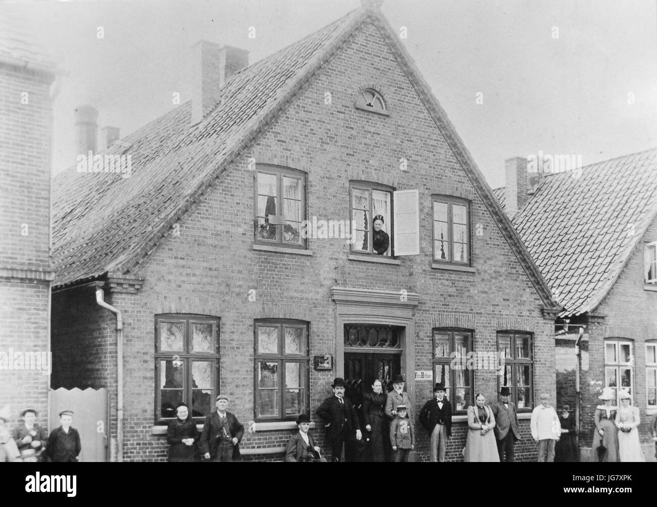 Uetersen Großer Sand 24 1900 Stock Photo - Alamy
