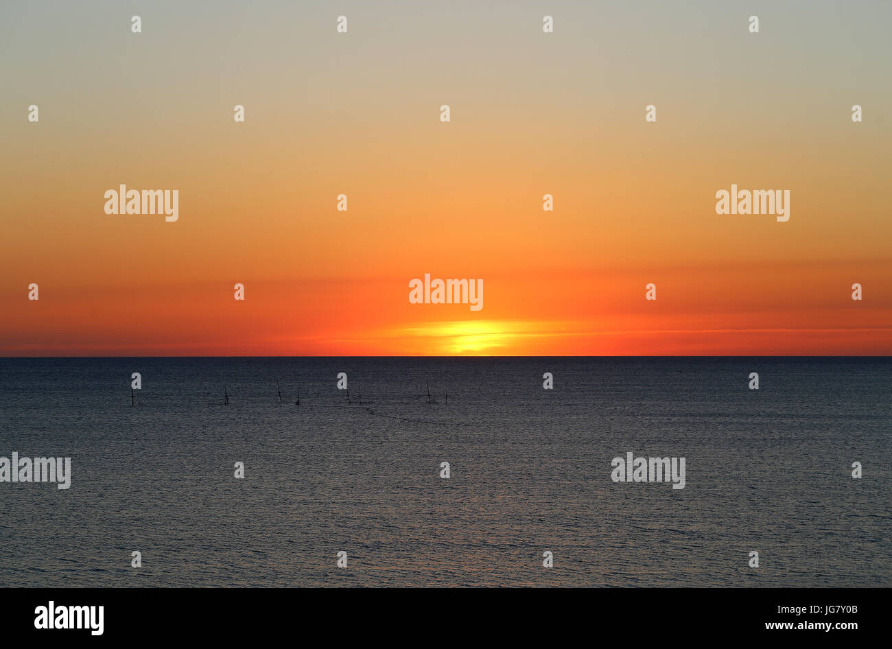 Beautiful Sunny sea sunset photograph close up Stock Photo - Alamy