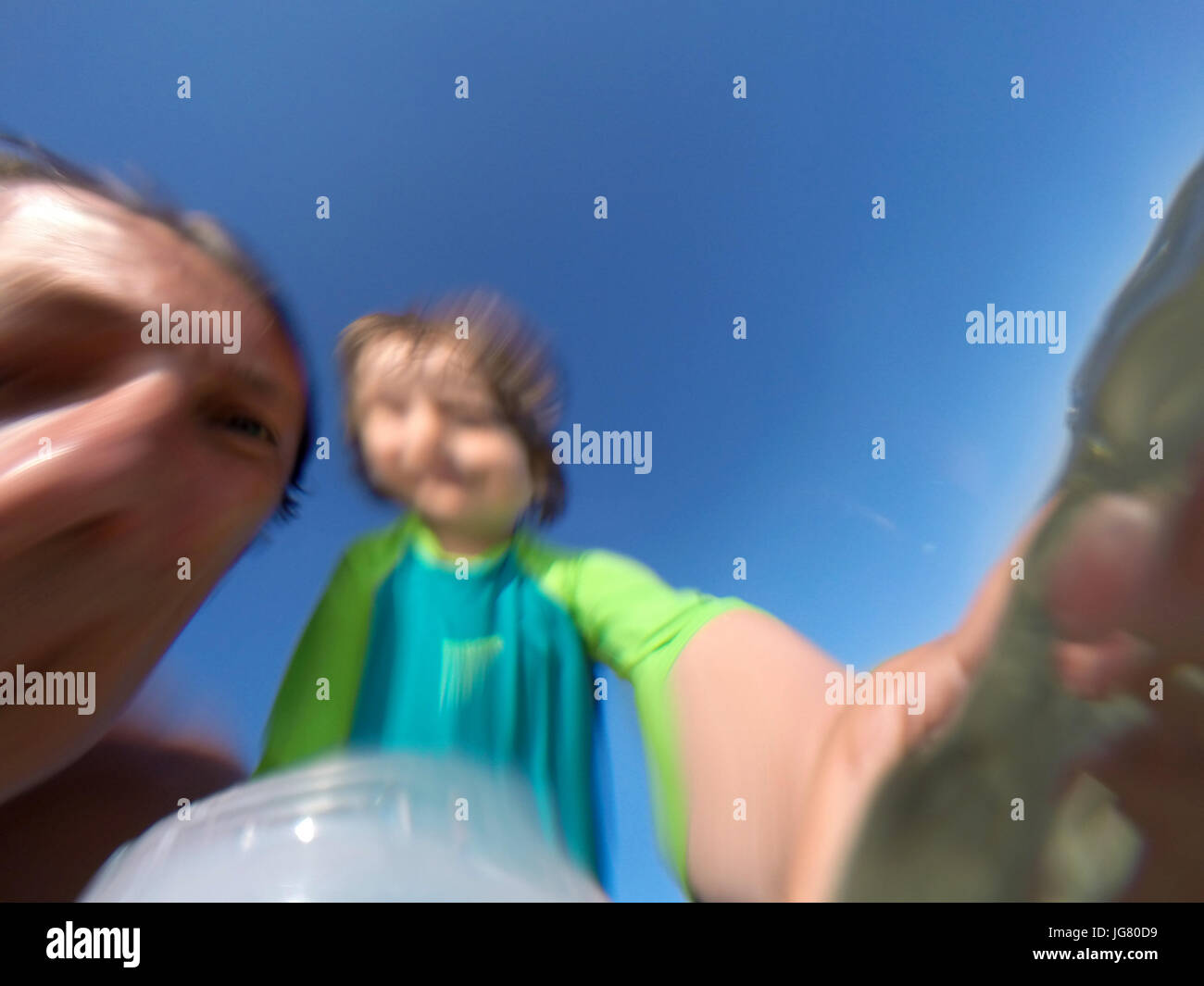 Distorted face fish eye hi-res stock photography and images - Alamy