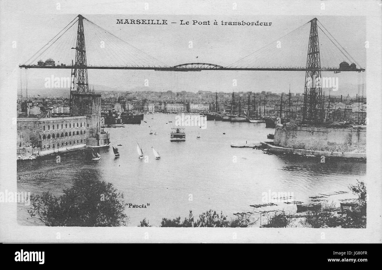 Marseille-Le Pont à transbordeur Stock Photo - Alamy