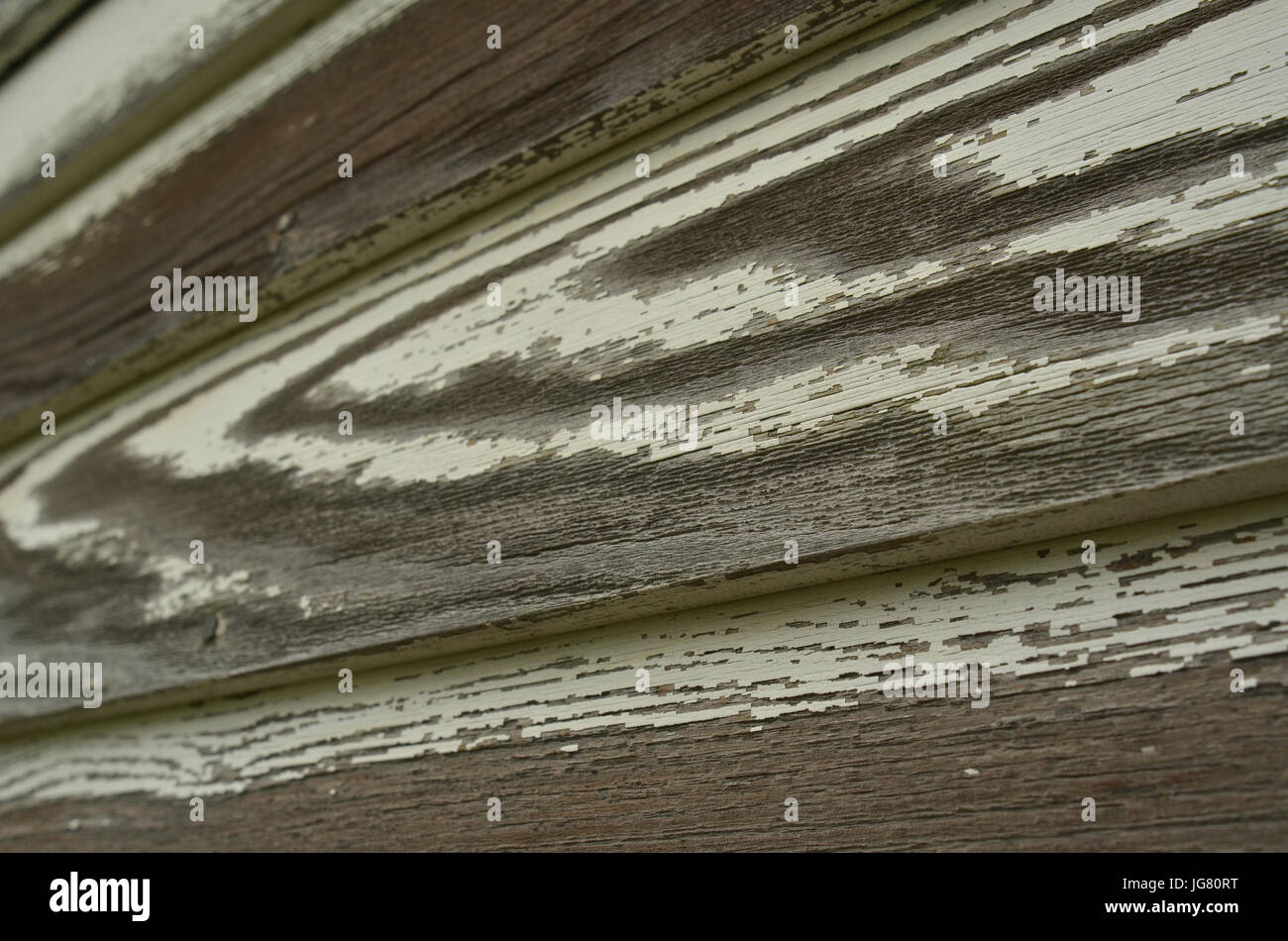 weathered wood grain white flaking paint Stock Photo - Alamy
