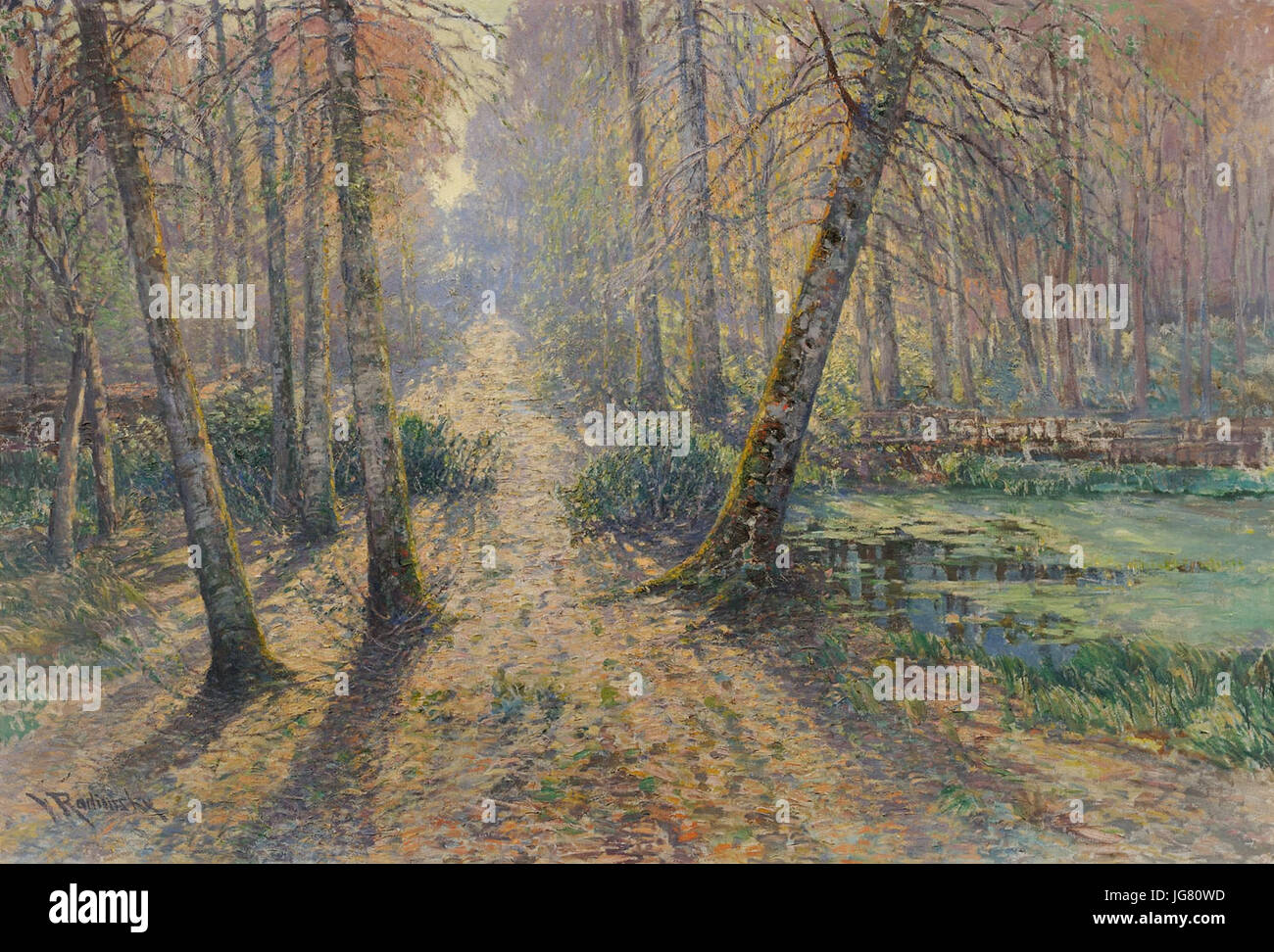 Václav Radimský - Cesta lesem Stock Photo - Alamy