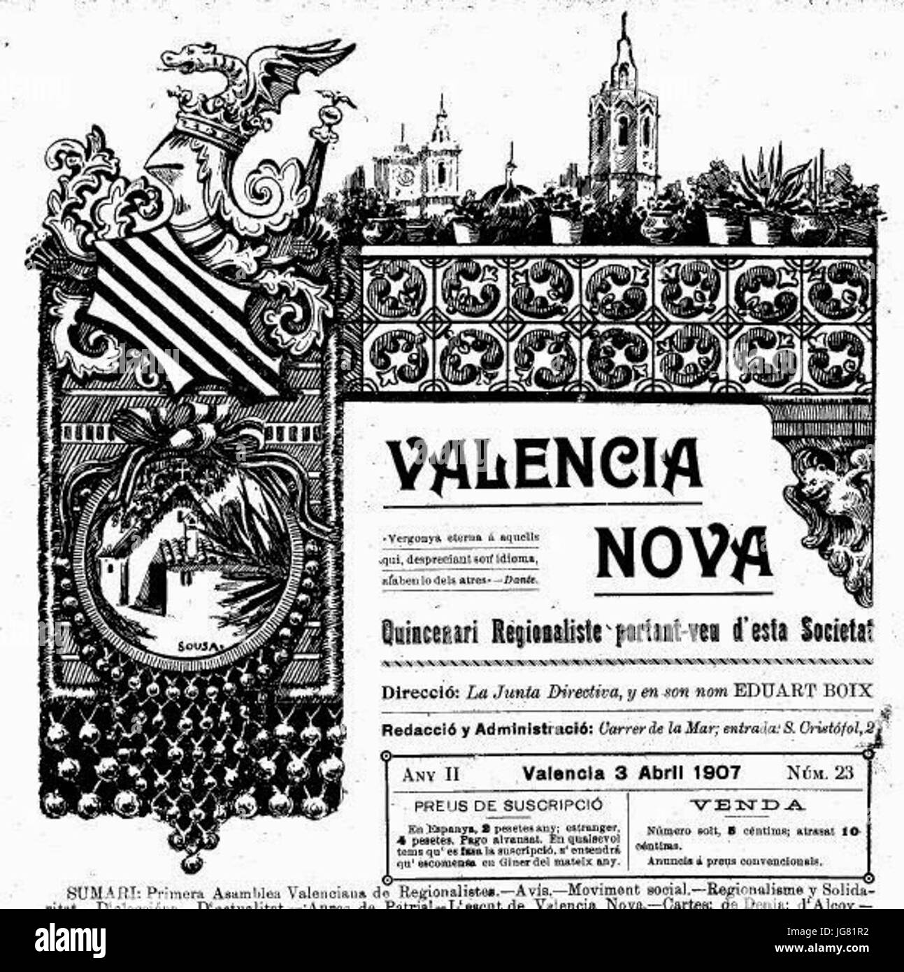 València Nova 28190729 Stock Photo - Alamy