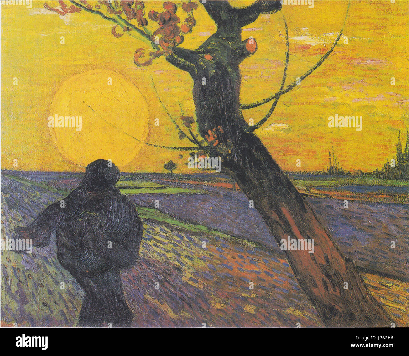 Van Gogh - Sämann bei untergehender Sonne1 Stock Photo - Alamy