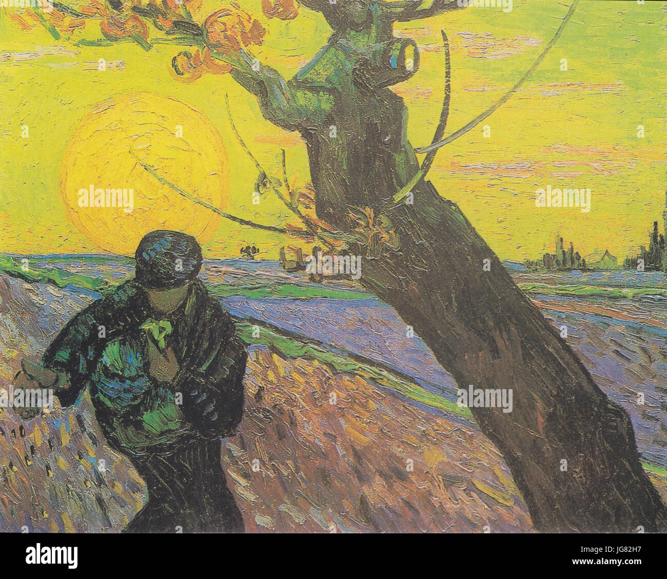 Van Gogh - Sämann bei untergehender Sonne3 Stock Photo - Alamy