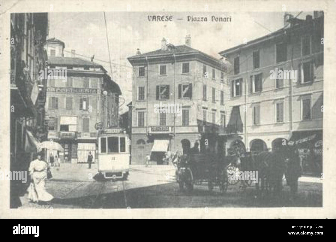 Varese piazza Porcari Stock Photo - Alamy