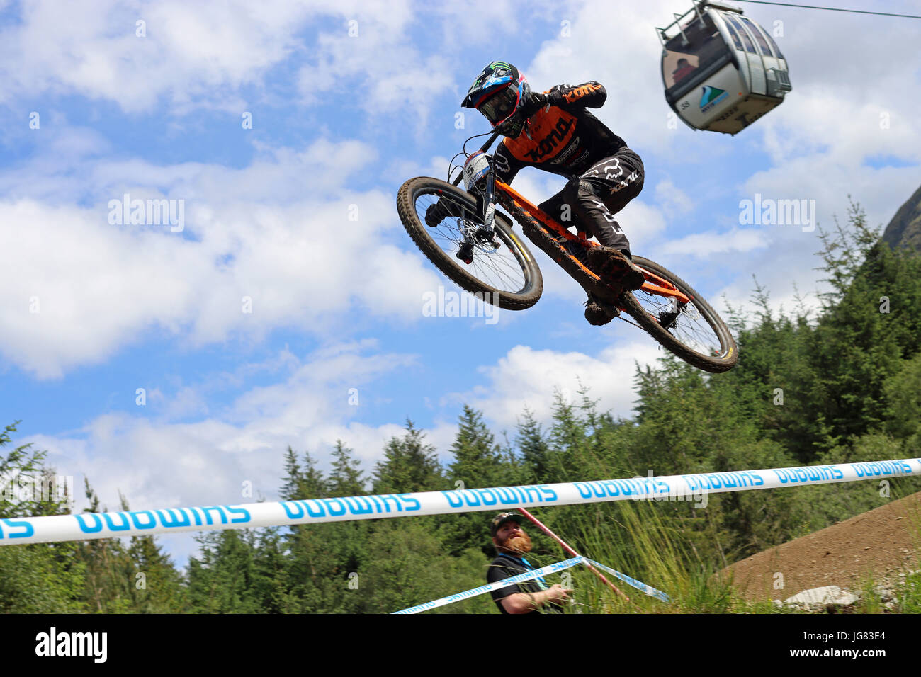 Fort William, Scotland. 4th June, 2017. Connor Fearon at the Mountain ...