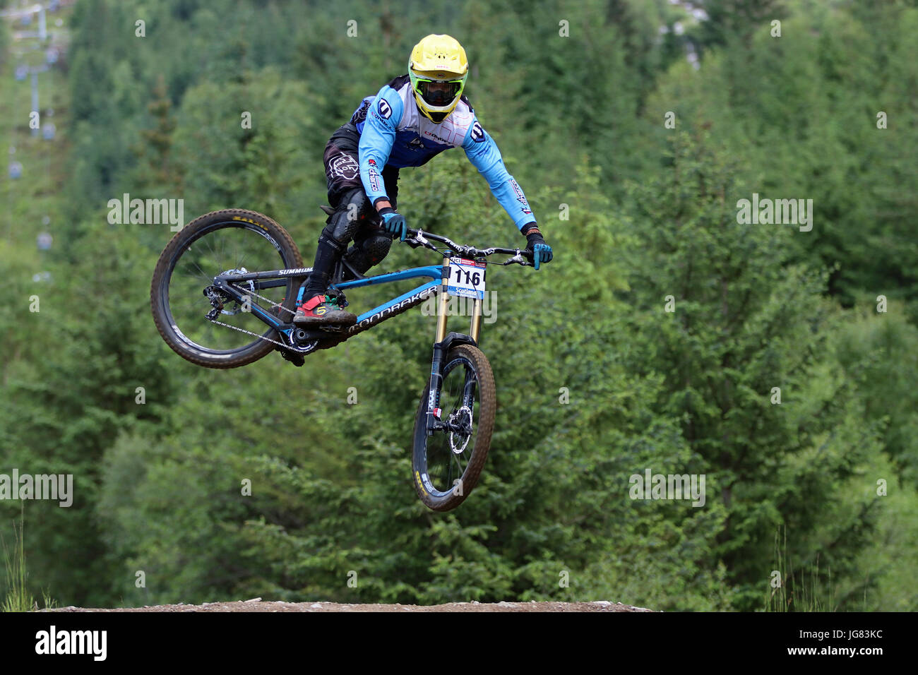 Fort William, Scotland. 4th June, 2017. Jake Newell at the Mountain ...