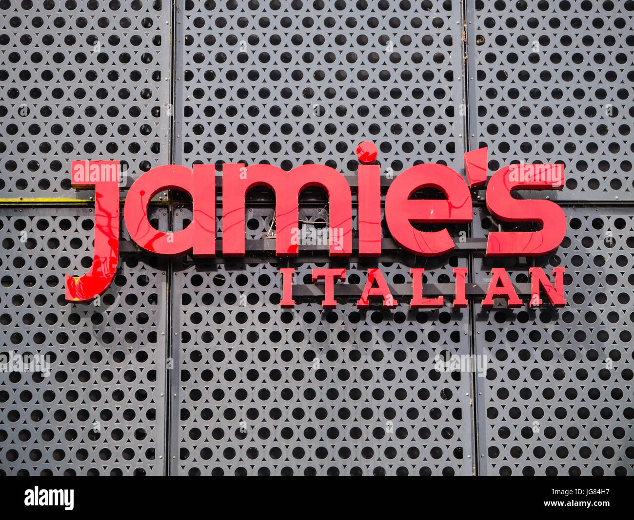 Now Closed, Jamie's Italian Restaurant, The Oracle, Reading, Berkshire ...