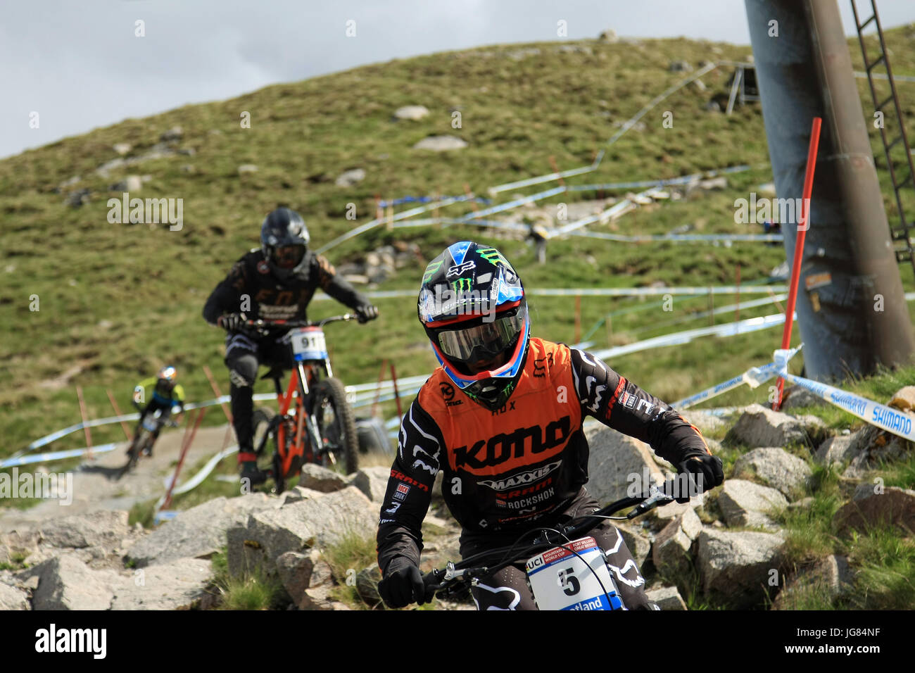 Fort William, Scotland. 4th June, 2017. Connor Fearon at the Mountain ...
