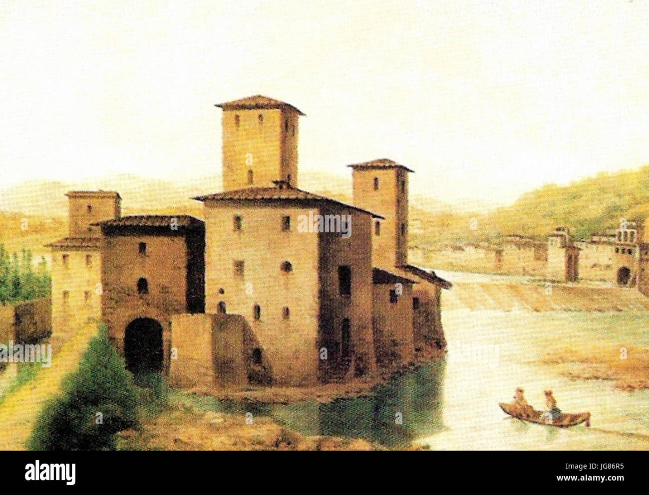 Florence ancient map hi-res stock photography and images - Alamy